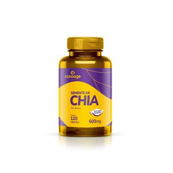 Chia Semente 600 Mg 120 Caps Clinoage / Fibras - Saciedade ...