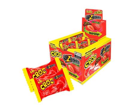 Chicle Buzzy Croc Azedinho Morango 172g - Chicletes e Gomas - Magazine ...