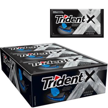 Chicle Trident X Fresh Intense 8g 5un 21un - Chicletes e Gomas ...