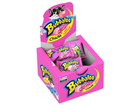 Chiclete Bubbaloo Chiclé Tutti-Frutti - Display com 60 Unidades de 5g ...