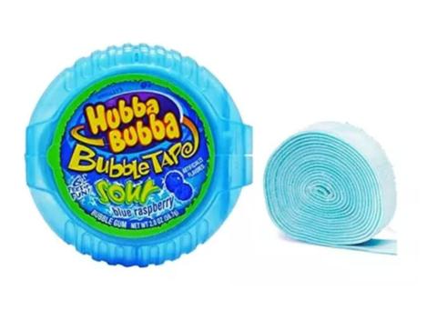 Chiclete Fita Hubba Bubba Tape Sour Raspeberry 56,7g Importado ...