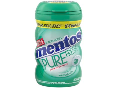 Chiclete Mentos Pure Fresh WinterGreen Menta Verde 92g - Chicletes e ...
