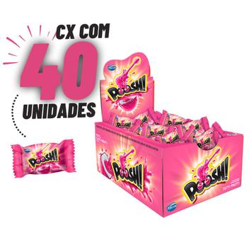 Chiclete Poosh Tutti-Frutti Display C/40 Unid - Arcor - Chicletes e ...