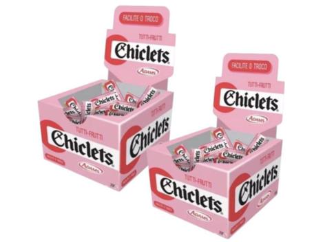 Chiclets Adams Tutti Frutti 280g - 2 unid - MONDELEZ - Chicletes e ...