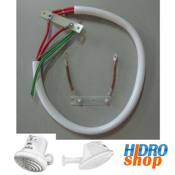 Chicote 30cm Com Contato para Ducha Hiper Compacta e Plus Cardal Branco ...