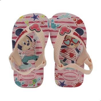 Chinelo Bebe Havaianas Baby Disney Classics Rosa - Chinelo para Bebês ...