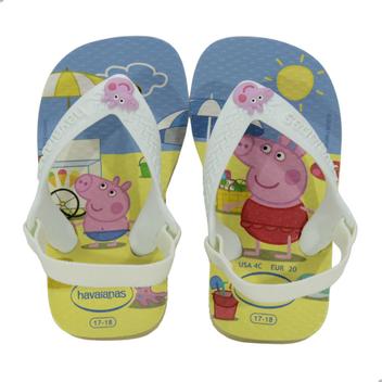 Chinelo Bebe Havaianas Baby Peppa Pig Buttercream - Chinelo para Bebês ...