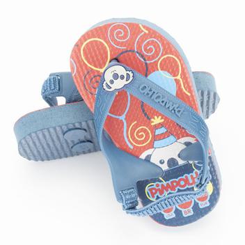 Chinelo Bebê Infantil c/Elástico Pimpolho Menino Tam 17 a 23 - Chinelo ...
