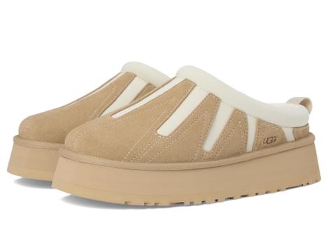 Chinelo Feminino UGG Tazz Sunwave em Camurça - Cor Semente de Mostarda ...