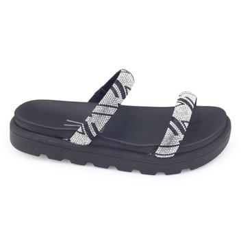 Chinelo Flat fem Vizzano 6459.110 Papete Tiras Strass Brilho - Papete ...