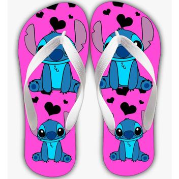 Chinelo Lilo e Stitch Ohana com Solado de Borracha Unissex - Florêncios ...