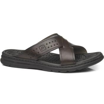 Chinelo Masculino Pegada Modelo X Ref 134201-02 Marrom - Chinelo ...
