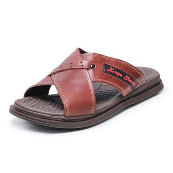 Chinelo Ortopédico Anatômico Anti Stress Masculino Couro - FRANBOOTS ...