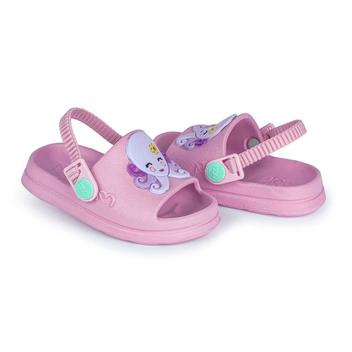 Chinelo Slide Nuvem Original Baby Menina Polvo Feliz Rosa Mar&Cor ...