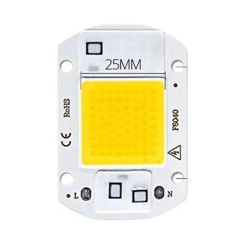 Chip LED COB 50W 220V/110V - 20/30 LEDs - Holofote DIY - Refletor e Acessórios - Magazine Luiza