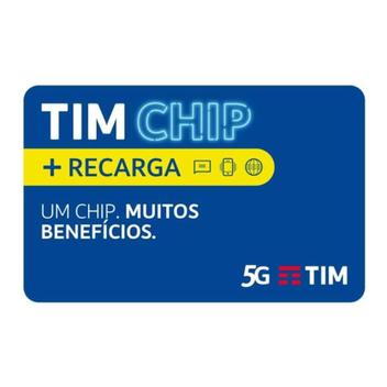 Chip Para Celular TIM Pré Pago com Recarga - GSM - Chip de Celular ...