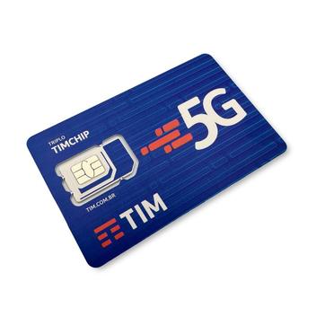 Chip Tim Pré Pago 5G DDD do 11 ao 99 Triplo Corte - Chip de Celular ...