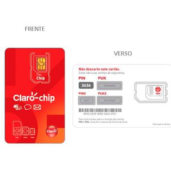 Chip Triplo Claro 4G RJ - CHIPTRIPL4RJ - Chip de Celular - Magazine Luiza