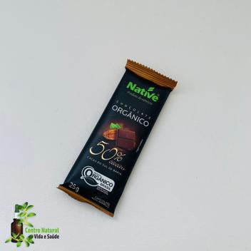 Chocolate 50% organico 25g - NATIVE - Chocolate / Barra de Chocolate ...