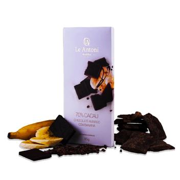 Chocolate 70% com Banana 85g - Le Antoní - Le Antoni - Chocolate ...