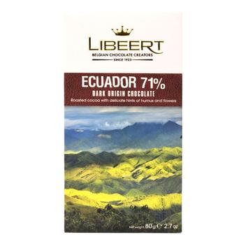 Chocolate Amargo 71% Cacau Ecuador Libeert 80g - Chocolate / Barra de ...