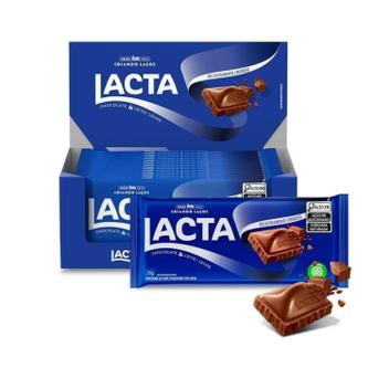 Chocolate Ao Leite Lacta 20g - Display 20 unidades - Chocolate / Barra ...
