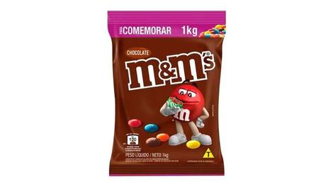 Chocolate Ao Leite M&Ms 1kg Confeito para Comemorar - Mars - MMs ...