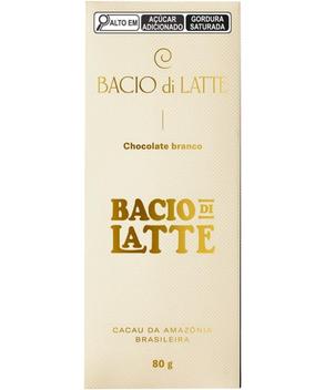 Chocolate Bacio di Latte Branco 80g - Chocolate / Barra de Chocolate ...