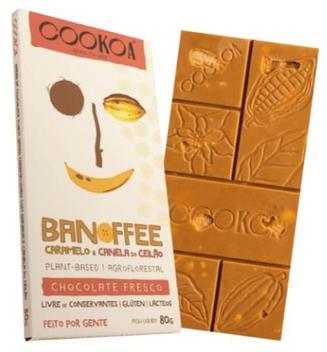 Chocolate Banoffee Caramelo E Canela Do Ceilão Vegano Cookoa ...