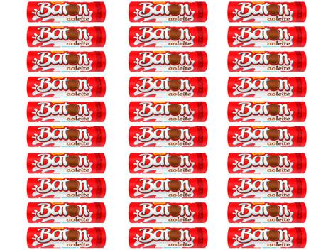 Chocolate Baton Ao Leite 16g Cada - 30 Unidades Garoto - Chocolate ...