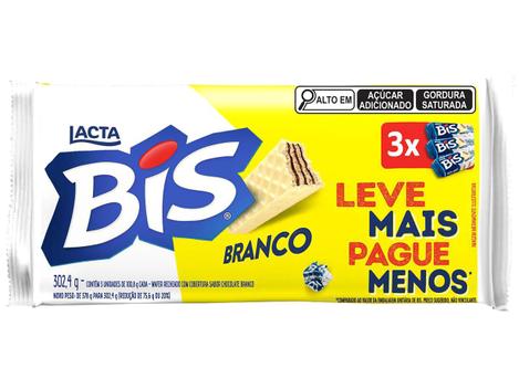 Chocolate Bis Branco 302,4g Lacta - Bis - Magazine Luiza