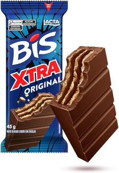 Chocolate Bis Xtra Ao Leite 24 Unidades De 45g - MONDELEZ - Chocolate ...