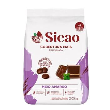 Chocolate Cobertura Meio Amargo Sicao 2,05kg - Barry Callebaut - Gotas ...