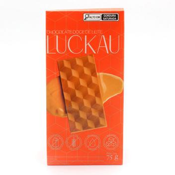 Chocolate de Doce de Leite Luckau 75g - Chocolate / Barra de Chocolate ...