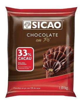 Chocolate Em Pó Sicao 33% Cacau 1,01kg - Chocolate em pó - Magazine Luiza