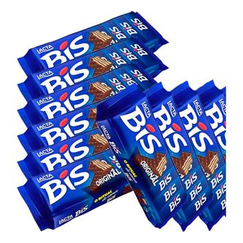 Chocolate Lacta Bis Ao Leite Kit 10 Unidades - Bis - Magazine Yasuilulus