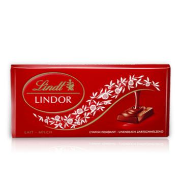 Chocolate LINDT Lindor Singles Milk 100g - Chocolate / Barra de ...