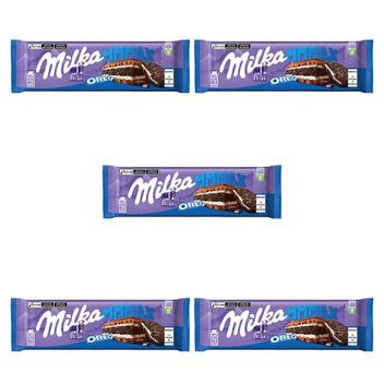 Chocolate Milka Oreo Grande Kit 5 Barras de 300g - Chocolate / Barra de ...