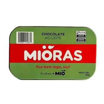 Chocolate Mió ao Leite Mióras Lata 60g - Chocolate / Barra de Chocolate ...