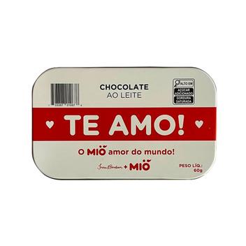Chocolate Mió ao Leite Te Amo Lata 60g - Chocolate / Barra de Chocolate ...