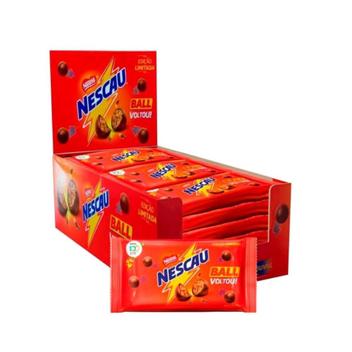 Chocolate Nescau Ball NESTLÉ - 1 Caixa - Flocos de Cereal - Magazine Luiza