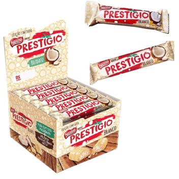 Chocolate Prestígio Branco Caixa C/30 Unidades De 33g Cada - Nestlé - Chocolate Prestígio ...