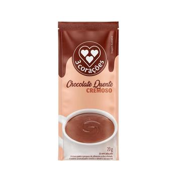 Chocolate Quente Cremoso 3 Corações 10 Sachês 20g Cada - Chocolate em ...