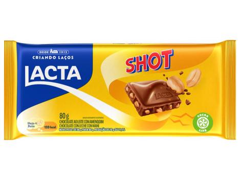 Chocolate Shot Amendoim Nestlé 80g - Chocolate / Barra de Chocolate ...