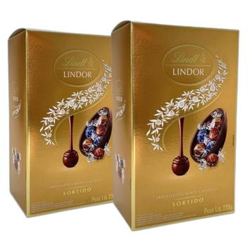 Chocolate Sortido, Lindt Lindor, 2 Ovos De Páscoa De 235G - Ovo de ...