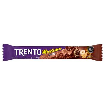 Chocolate Trento Massimo Nuts 30g - Chocolate / Barra de Chocolate ...