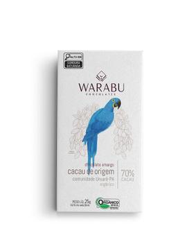 CHOCOLATE VEGANO ORGÂNICO CACAU 70% CACAU 25g - WARABU - Nibs de Cacau ...