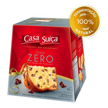 Chocotone Zero Açúcar Casa Suiça 400g - Panetone - Magazine Luiza