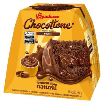 Chocottone Recheio Sabor Mousse Bauducco 450g - Bauducco - Chocotone ...