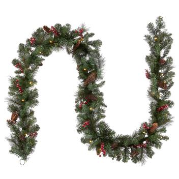 Christmas Garland National Tree Company Crestwood Spruce 9 pés ...